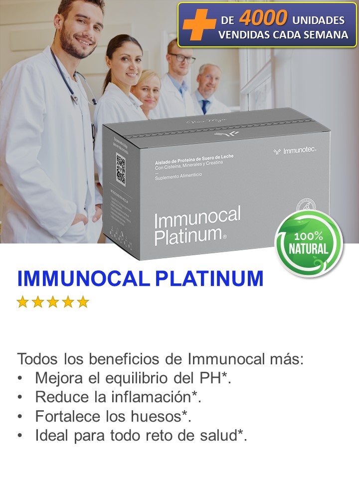 Immunocal Platinum - El mejor aliado para tu salud